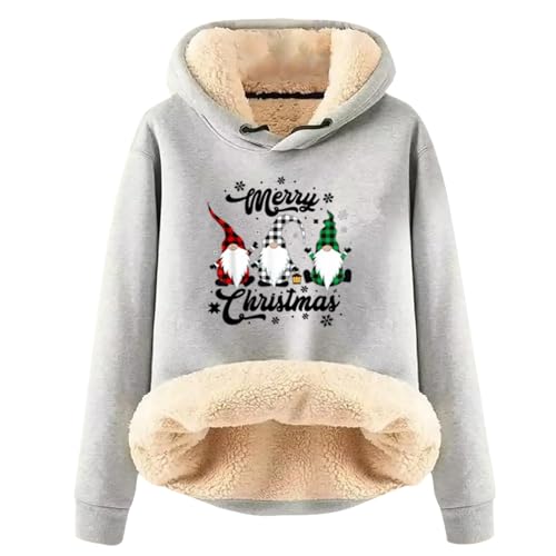 my orders lightning deals of today,Womens Long Sleeve Christmas Dressy Tops Fleece Lined Sweatshirt for Women Drawstring Hoodies Pullover Tops Xmas Blouse Fashion Letter Print Long Sleeve Shirts