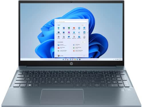2022 Newest HP Pavilion 15.6inch FHD 1080P IPS Laptop, 8-Core AMD Ryzen 7-5700U(Up to 4.3GHz, Beat i7-1180G7), 8GB RAM, 512GB NVMe SSD, Numpad, HDMI, WiFi, USB-A&C,Audio by B&O, Win11 Horizon Blue