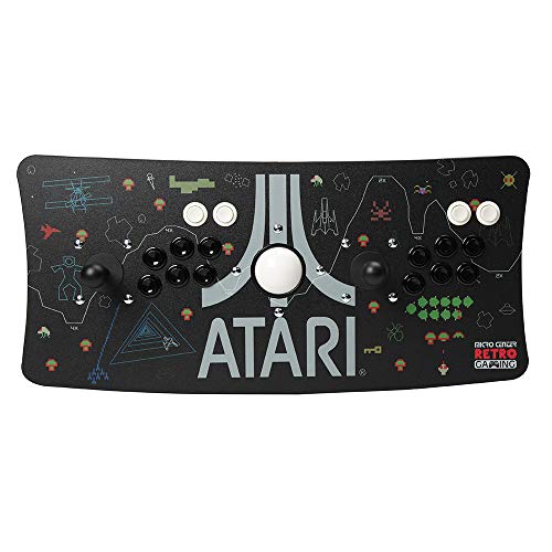 INLAND Arcade Fightstick USB Dual Joystick 2 Player Game Controller for PC Mac Raspberry Pi Console Xbox PC Version PS3 with Trackball