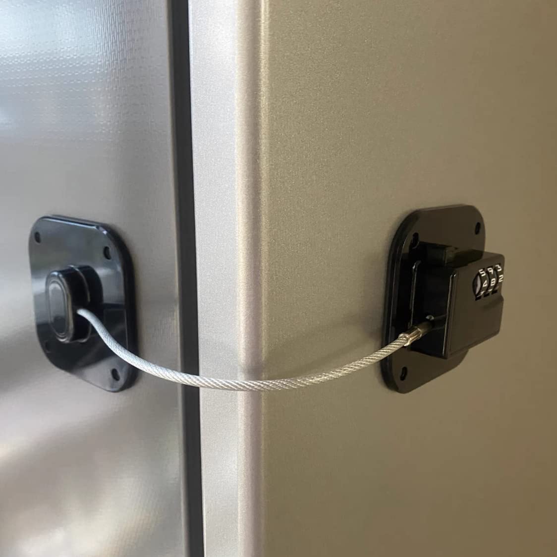 Hogarup Refrigerator Lock for The Safety of Your Stuff, Combo Fridge Locks for Kids, Kid Proof Cabinet Locks