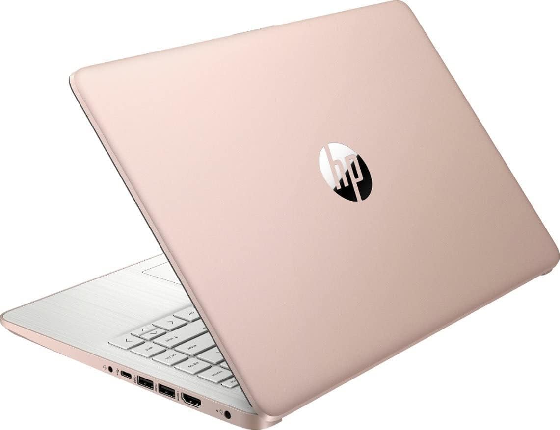 HP 14 Inch Laptop Computer, Ultra Thin and Light Laptop for College Students, Intel Celeron N4120, 16GB RAM, 320GB Storage (64GB eMMC+256GB MSD Card), Long Battery Life, 1-Year Office 365, Win11 S
