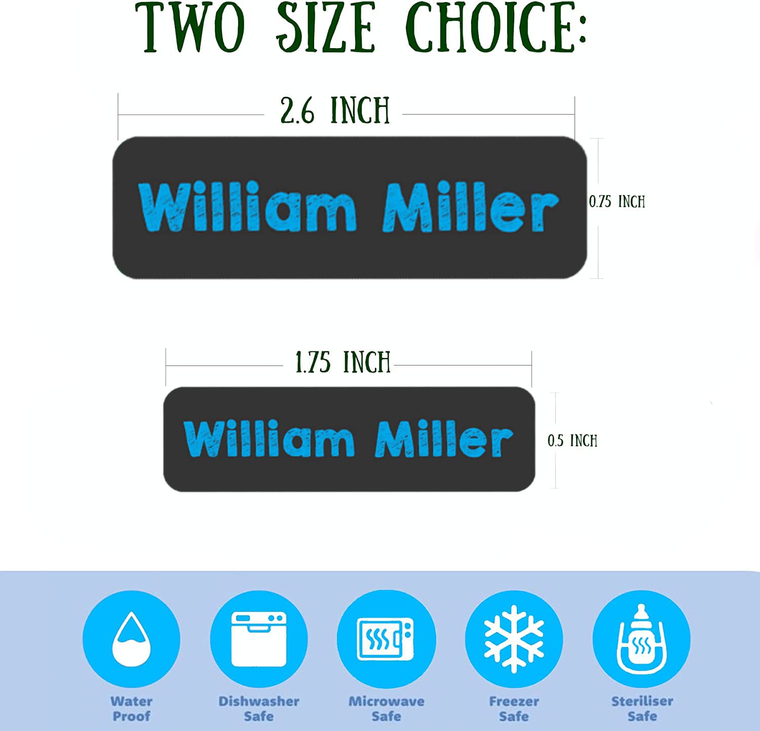 Custom Waterproof Dishwasher Safe Kid Name Labels for Daycare(128 Pack), Camp, School Supply, Baby Bottles, Lunch Boxes and Cups, Travel. Cute Personalized Design Name Stickers (Pattern 18)
