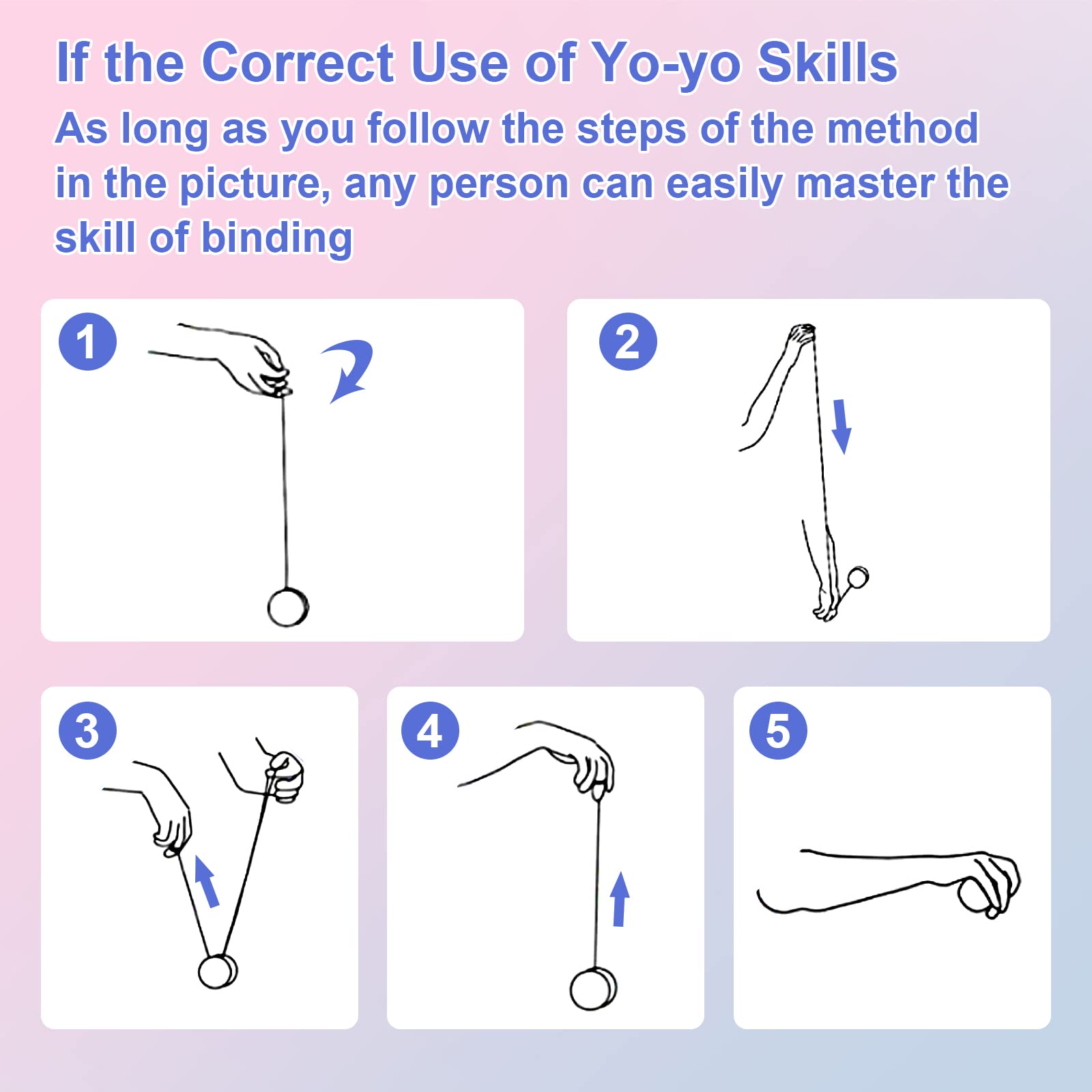 LUOMAJA Professional Unresponsive Yoyo Ball - Miraculous Metal Yo Yo Magic for Kids Beginner with 10 String Pack + 2 Dragon Finger Gloves for Beginner & Professional (JD306)