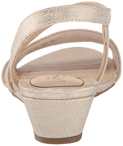 LifeStride Womens Yasmine Sandal Platino 6 M