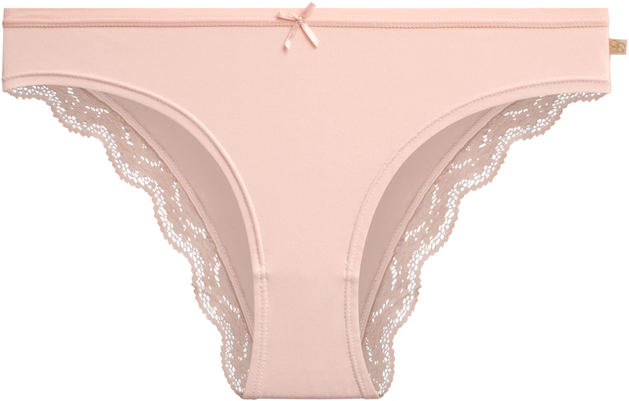 Jessica Simpson Women's Underwear - 10 Pack Seamless Bikini Briefs (S-XL), Size Medium, Floral Print/Gardenia/Stripes/Rose Smoke/Black