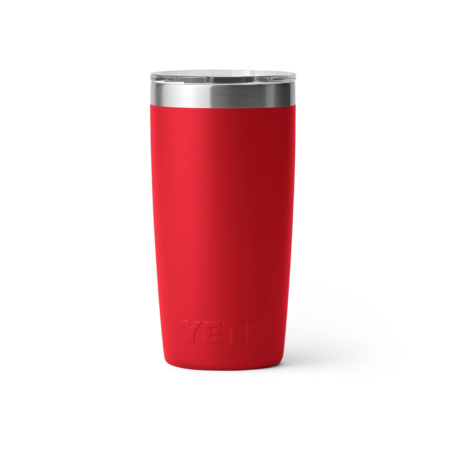 YETI Rambler 10 oz Tumbler, Stainless Steel, Vacuum Insulated with MagSlider Lid, Rescue Red