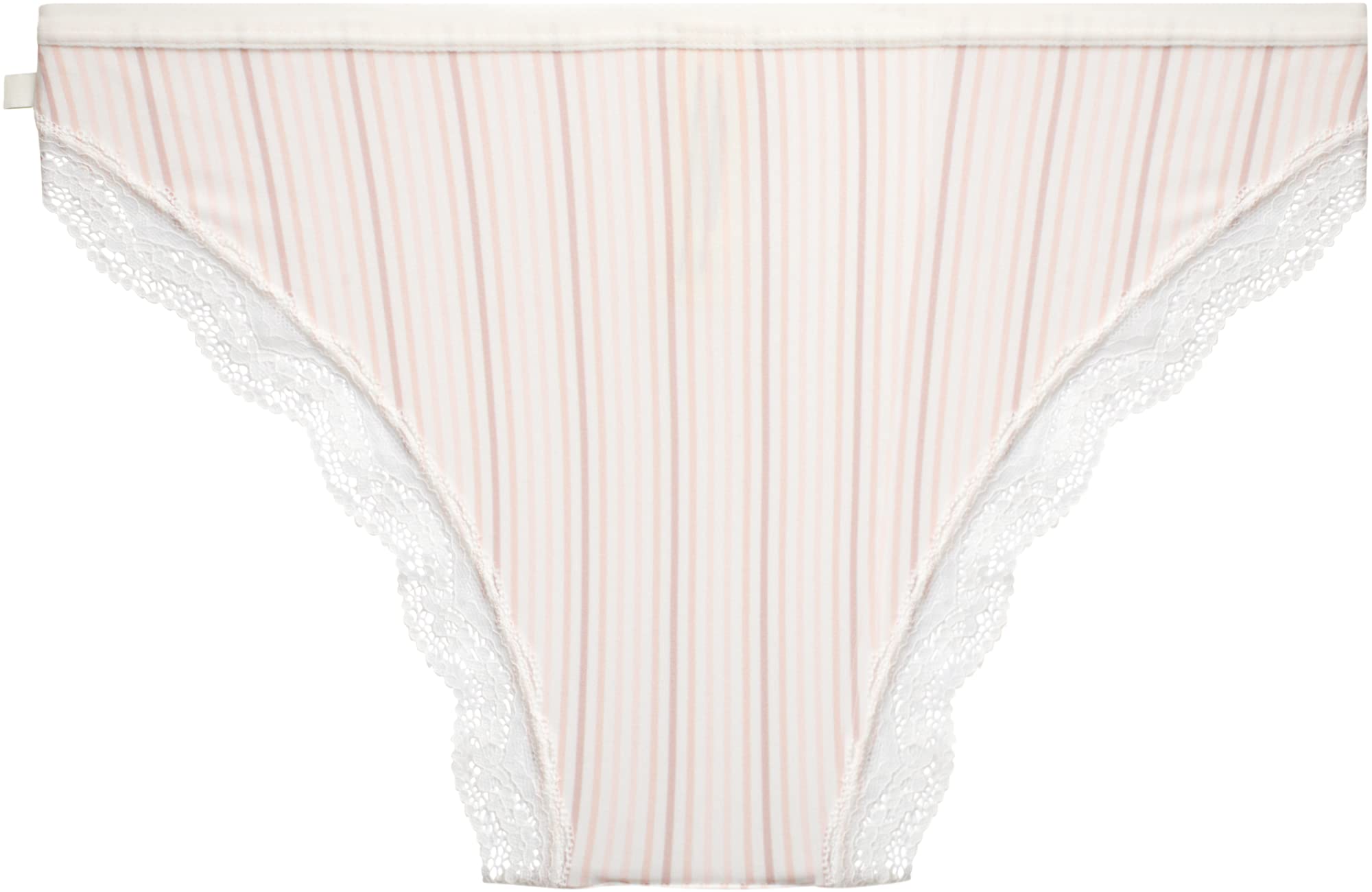 Jessica Simpson Women's Underwear - 10 Pack Seamless Bikini Briefs (S-XL), Size Medium, Floral Print/Gardenia/Stripes/Rose Smoke/Black