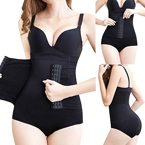 FchengtaiS Women's Briefs Underwear Solid Color Patchwork Panties Fresh & Dry Brief Lace Edge Underwear Black