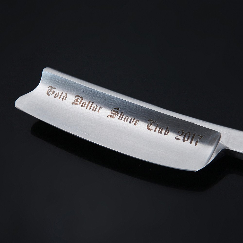 Gold Dollar club cut throat straight razor shaving razor