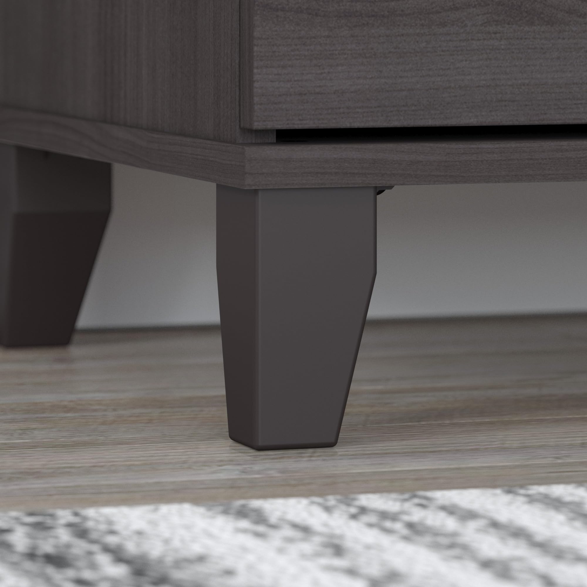 Bush Furniture Somerset 2 Drawer Lateral File Cabinet in Storm Gray