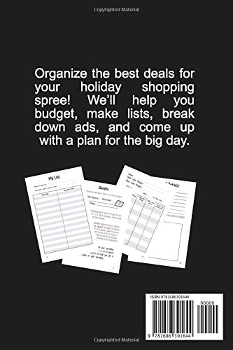 Black Friday Planner: For Planning to Find the Best Deals for your Holiday Shopping Spree