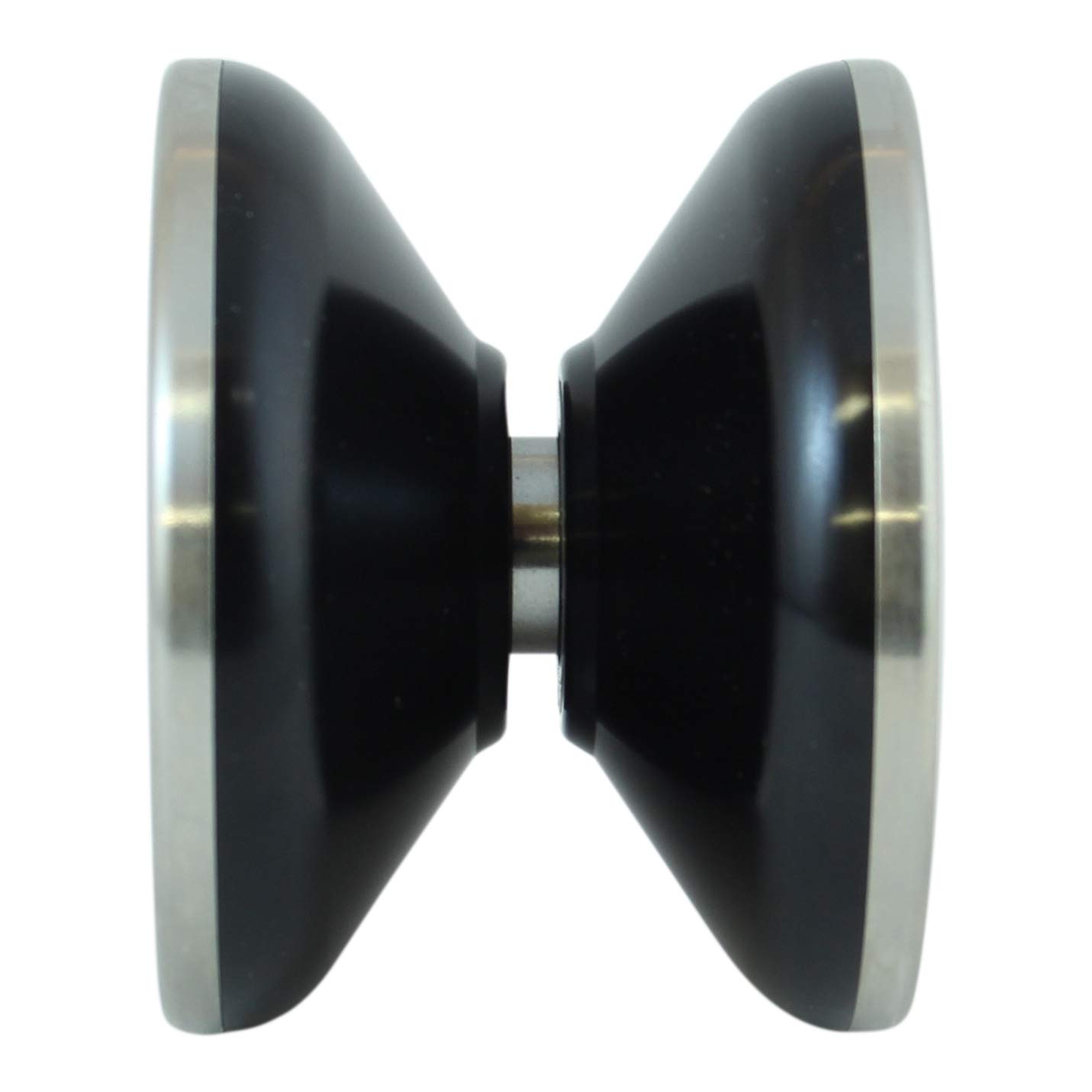 Black Yoyo King Ghost Bi Metal Aluminum and Steel Professional Trick Yoyo with Ball Bearing Axle and Extra String