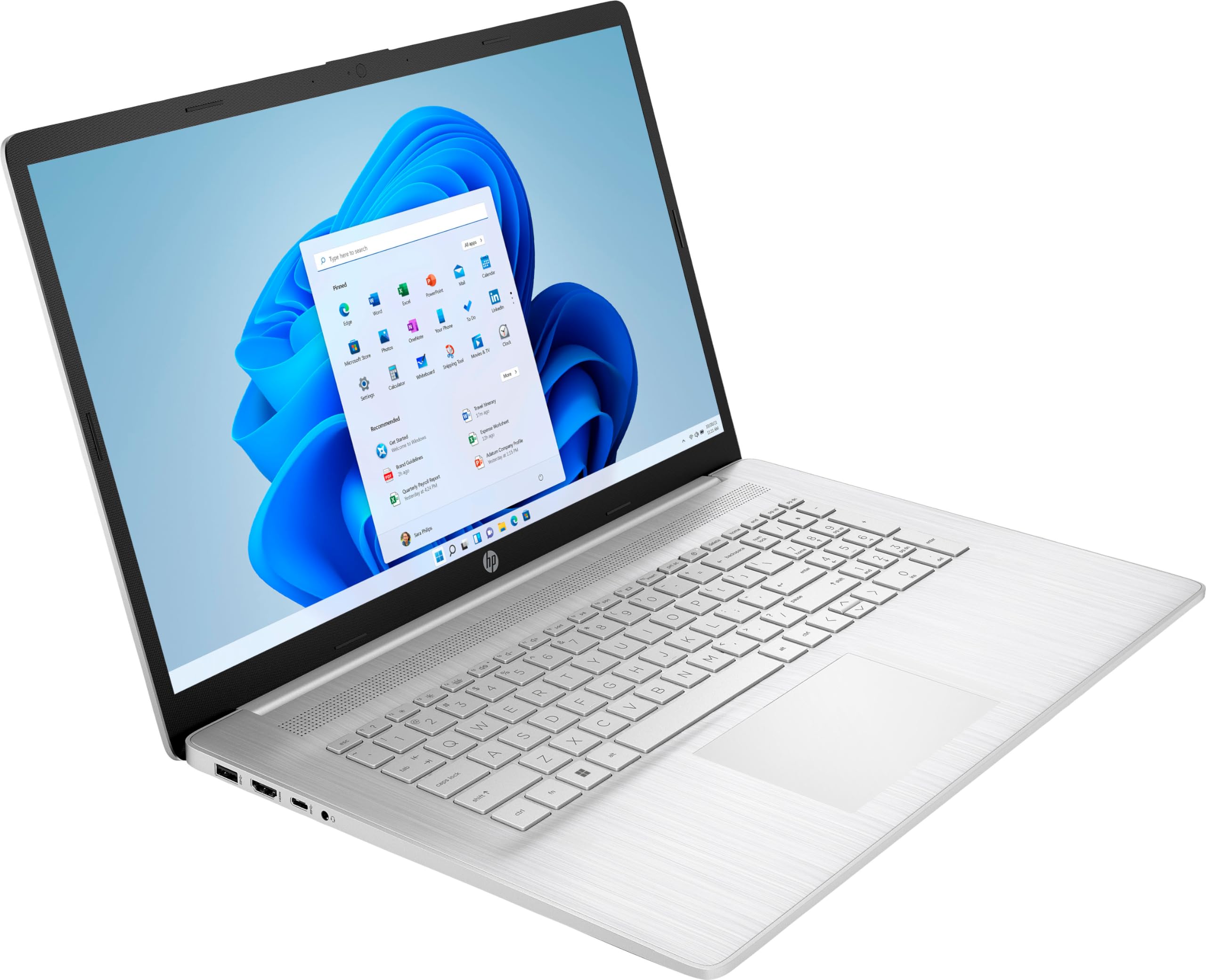 HP 2023 Newest Laptop, 17.3 Inch Display, Intel-Core i3-1125G4 Processor (Beat i5-10210U), 16GB RAM, 1TB SSD, Intel UHD Graphics, WiFi, Bluetooth, USB-A&C, Fast Charge, Windows 11 Home in S Mode