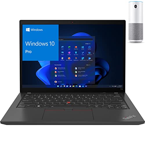 Lenovo 2023 ThinkPad T14 Gen 3 Business Laptop, 14" WUXGA 300nits, 12th Gen Intel 10-Core i5-1235U, 24GB DDR4 RAM, 1TB PCIe SSD, WiFi 6, BT 5.1, Backlit KB, Windows 10 Pro, BROAG Conference Webcam