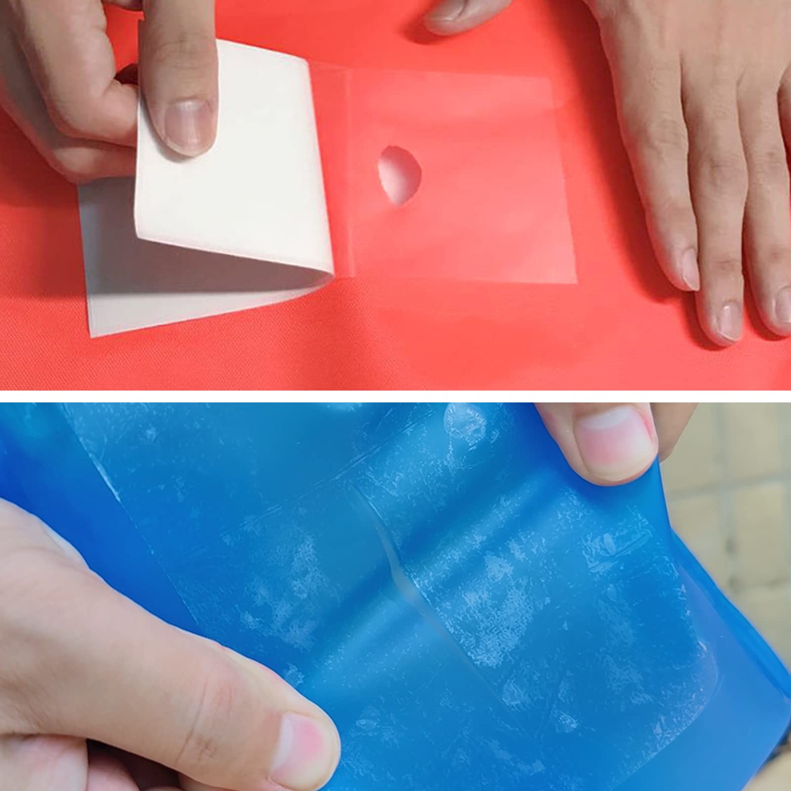 Inflatable Patch Repair Kit Waterproof, Large TPU Pool Repair Patch, 3.5 X 6Pcs Outdoor Repair Patch for Bounce House, Raincoat, Umbrella, Swimming Ring, Clear, Heavy Duty