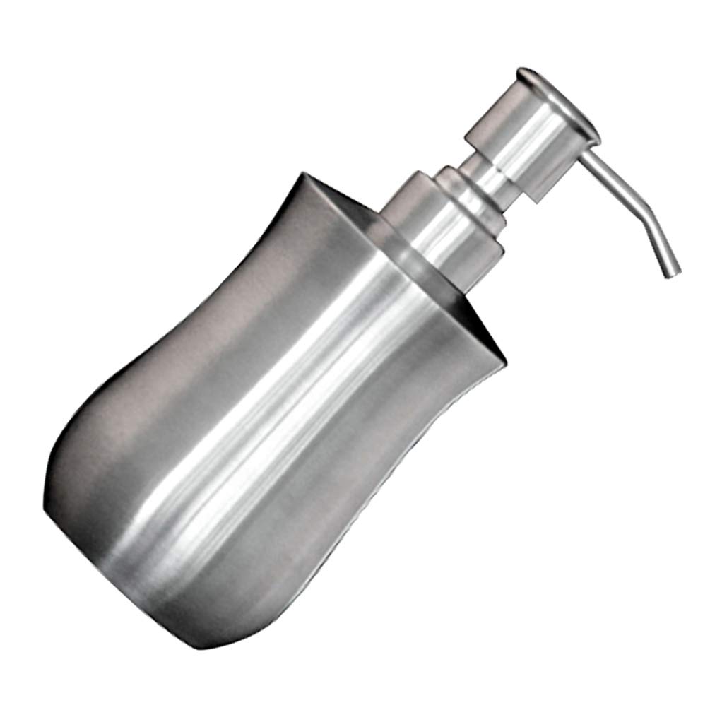 Cabilock 1pc Stainless Steel Soap Dispenser Refillable Soap Dispenser Travel Soap Stainless Steel Container Hand Soap Bottle Foaming Soap Bottle Bathroom Dispenser Soap Pump Filling Shampoo