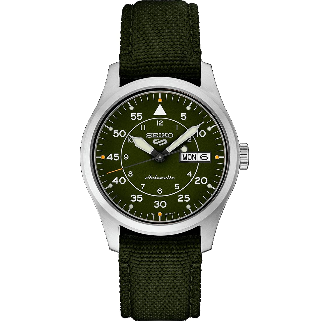 SEIKO 5 Automatic Watch SRPH29K1, Green, Belt
