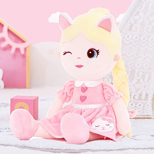 Lazada Baby Doll Soft Plush Girl Toys Kitty Girls with Braids Pink 16"