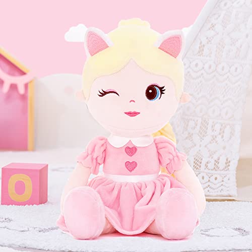 Lazada Baby Doll Soft Plush Girl Toys Kitty Girls with Braids Pink 16"