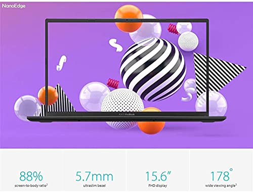 2021 Newest ASUS VivoBook Ultra Thin and Light 15.6'' FHD Touchscreen Laptop Intel 10th gen Quad-Core i3-1005G1 up to 3.6GHz 12GB RAM 256GB SSD Fingerprint Webcam Windows 10S , ES 32GB USB