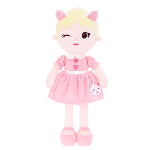 Lazada Baby Doll Soft Plush Girl Toys Kitty Girls with Braids Pink 16"