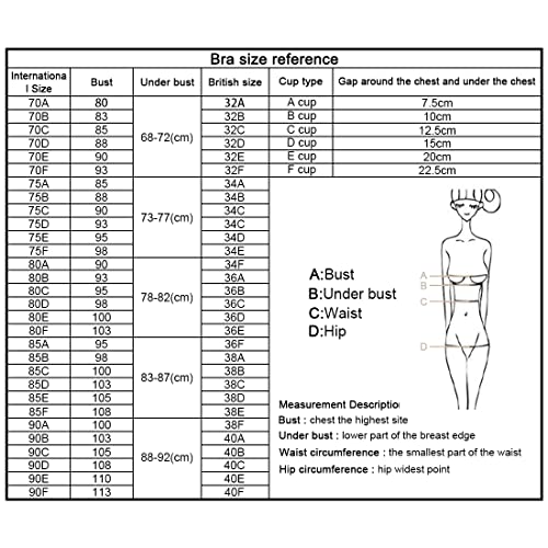 Ruzishun Women's Deep U Multi-Way Push Up Convertible Low Cut Plunge Bra Everyday Bras(Nude,40C)