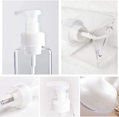 Soap Dispenser Soap Dispenser Pack of 2 Foaming Soap Dispenser Empty/Refillable Foaming Soap Pump Dispensers Square Bottles