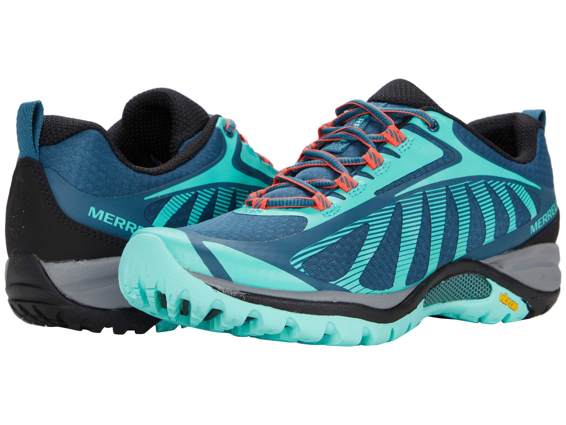 Merrell womens Siren Edge 3 Hiking Shoe, Polar/Wave, 10 US