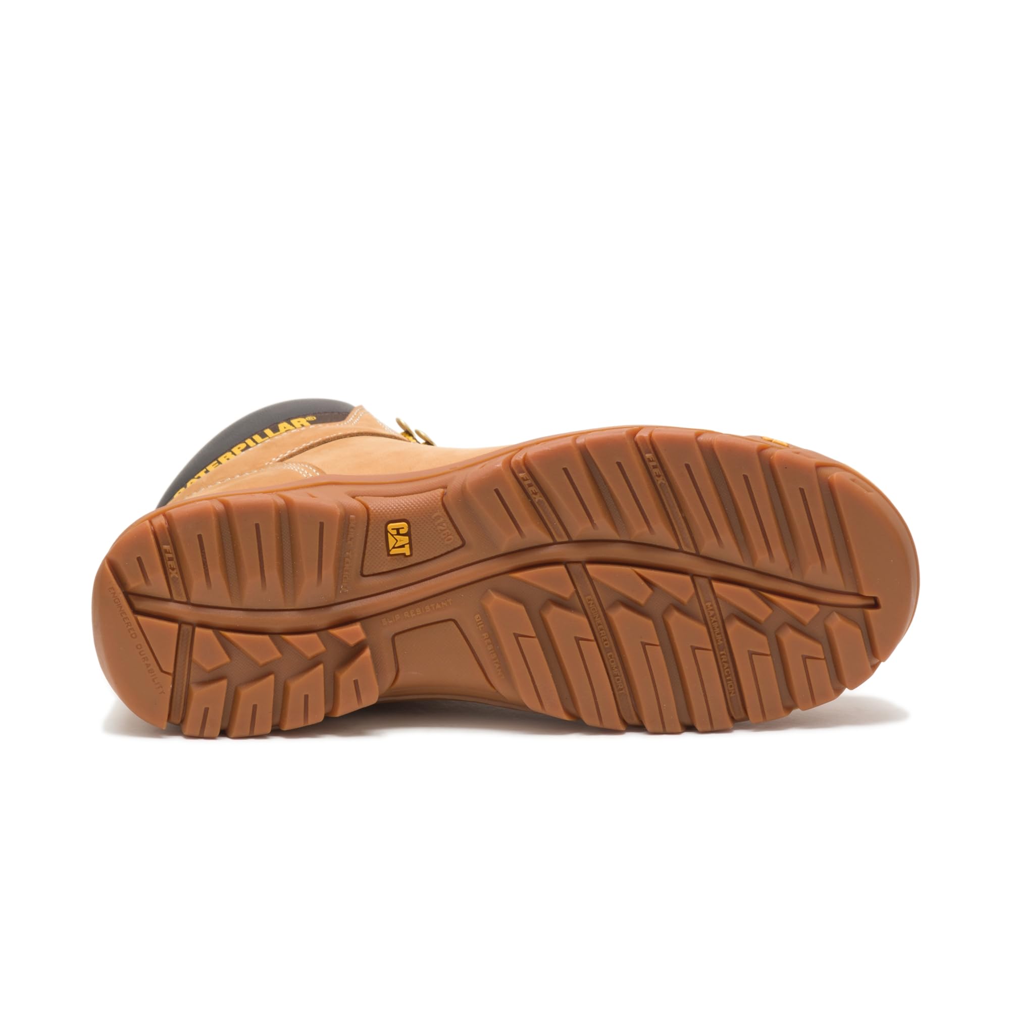 Cat Footwear Men's Outline St Work Boot, Honey, 8