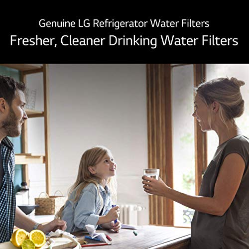 LG LT1000P - 6 Month / 200 Gallon Capacity Replacement Refrigerator Water Filter (NSF42, NSF53, and NSF401) ADQ74793501, ADQ75795105, or AGF80300704 , White