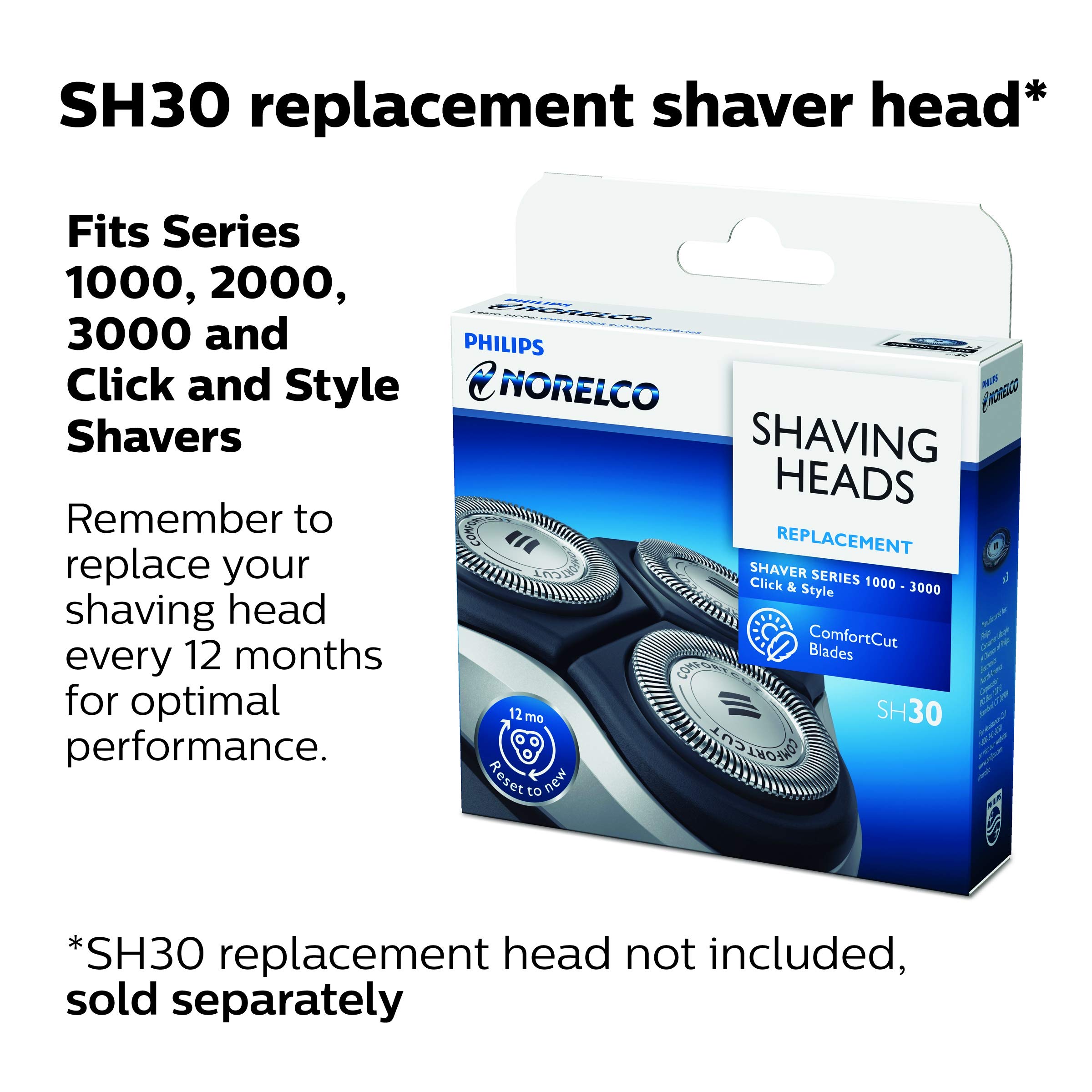 Philips Norelco S1560/81 Shaver 2100 Rechargeable Wet Electric Shaver, with Pop-up Trimmer, 0.851 Pounds