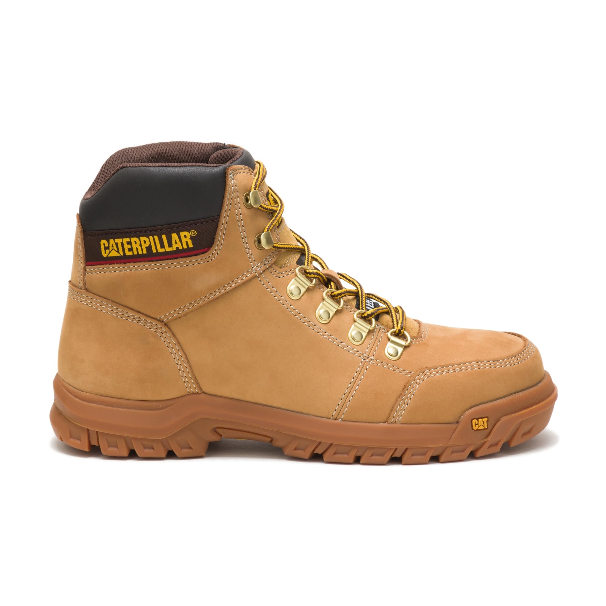 Cat Footwear Men's Outline St Work Boot, Honey, 8
