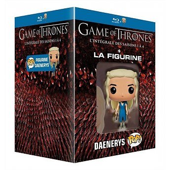 Game of Thrones (Complete Seasons 1-4) - 19-Disc Box Set & Daenerys Targaryen Figurine ( Game of Thrones - Seasons One to Four (40 Episodes) ) [ Blu-Ray, Reg.A/B/C Import - Netherlands ]