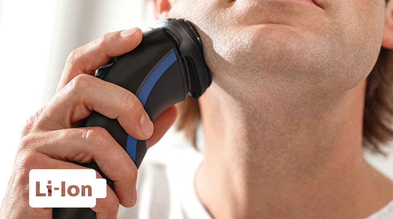 Philips Norelco S1560/81 Shaver 2100 Rechargeable Wet Electric Shaver, with Pop-up Trimmer, 0.851 Pounds