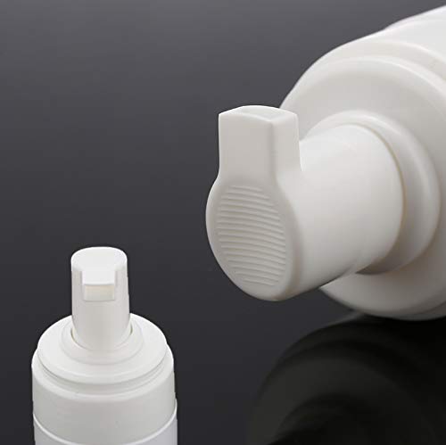 2Pcs 4 Ounce Plastic Foamer Pump Dispenser Foaming Mousse Bottles Empty Storage Container for Cosmetic Facial Cleanser Liquid Skin Care Products Hand