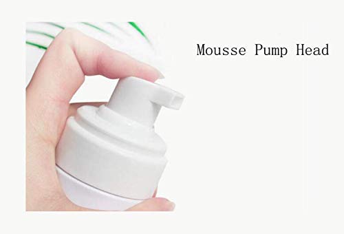 2Pcs 4 Ounce Plastic Foamer Pump Dispenser Foaming Mousse Bottles Empty Storage Container for Cosmetic Facial Cleanser Liquid Skin Care Products Hand