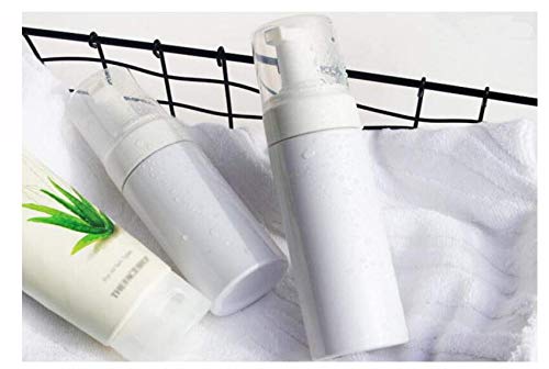 2Pcs 4 Ounce Plastic Foamer Pump Dispenser Foaming Mousse Bottles Empty Storage Container for Cosmetic Facial Cleanser Liquid Skin Care Products Hand