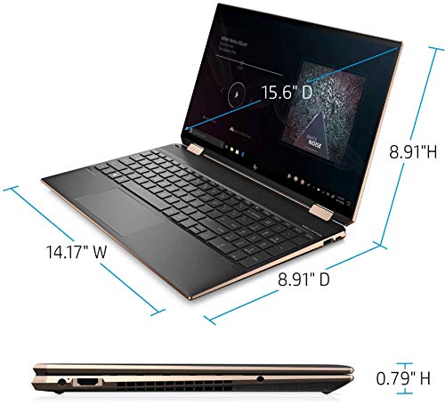 Premium HP Spectre x360 Convertible 2-in-1 Business Laptop, 15.6" UHD 4K Touch Display, 11th Gen Intel i7-1165G7 Processor, 16GB RAM, 2TB PCIe SSD, Backlit Keyboard, Stylus Pen, Windows 11 Pro