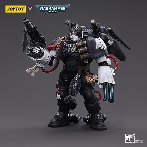 HiPlay JoyToy Warhammer 40K Raven Guard Chapter Master Kayvaan Shrike 1:18 Scale Collectible Action Figure