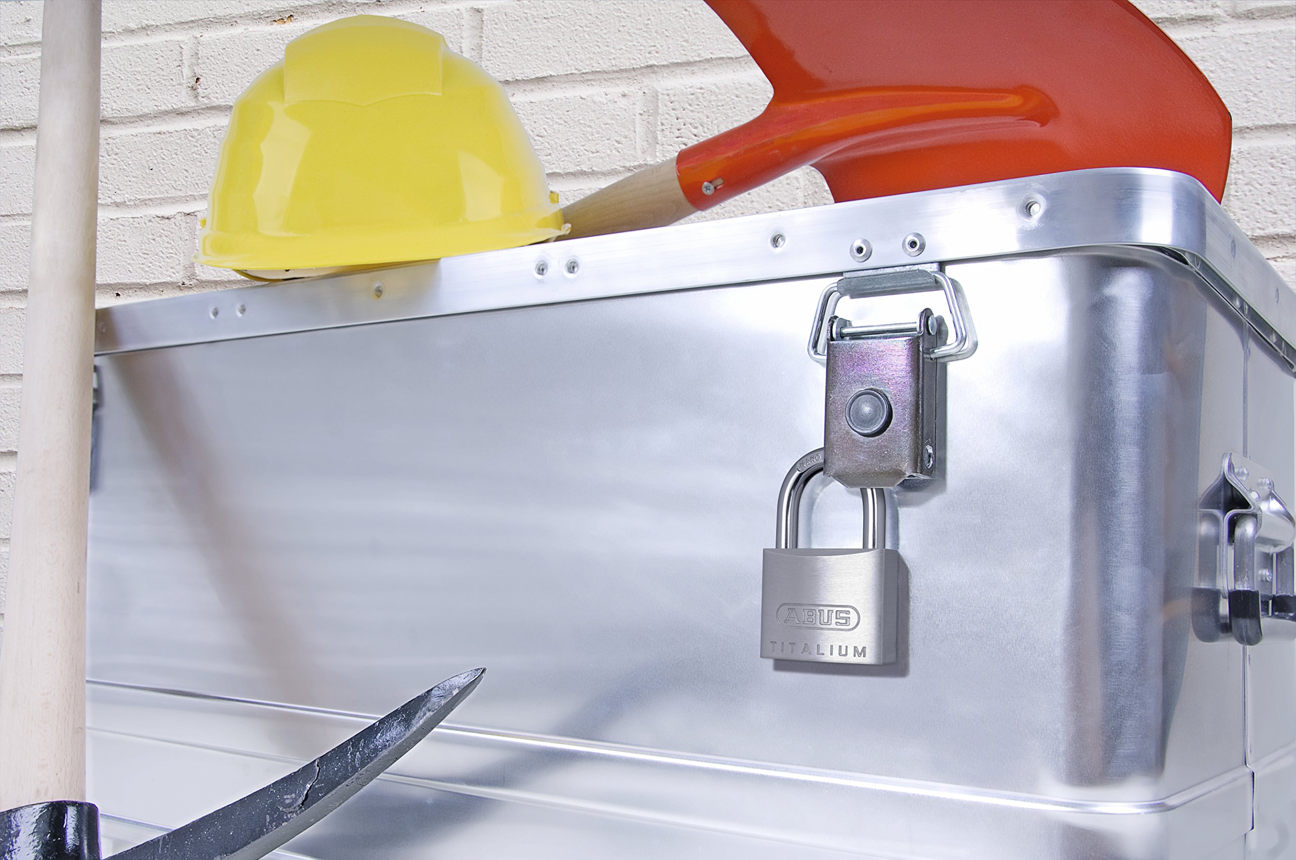 ABUS 64TI/40 Titalium™ Aluminum Alloy Padlock Keyed Different - Nano Protect Steel Shackle
