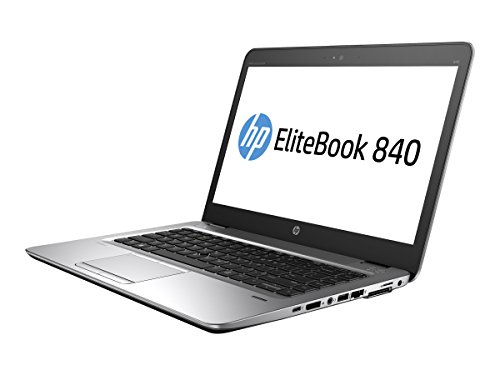 HP Elitebook 840 G4 14in Notebook, Windows, Intel Core i5 2.5 GHz, 8 GB RAM, 256 GB SSD, Silver (1GE41UT#ABA) (Renewed)