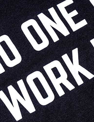 Ann Arbor T-shirt Co. No One Cares, Work Harder | Weight Lifting Saying Workout Tee Shirt, Motivational Phrase T-Shirt for Men-(Black,XL)