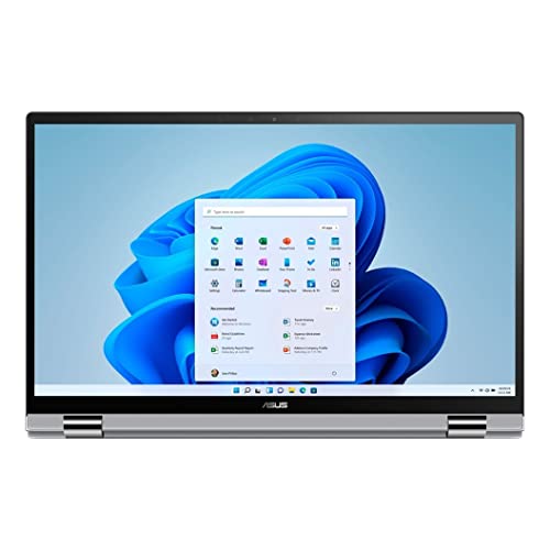ASUS Zenbook Flip 2-in-1 Touch Laptop, 15.6" FHD Touchscreen, AMD 8-Core Ryzen 7 5700U (Beat i9-10885H), GeForce MX450, 8GB RAM, 1TB PCIe SSD, USB-C, Backlit, KeyPad, Webcam, SPS HDMI Cable, Win 11