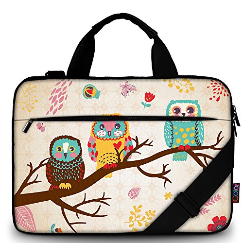 icolor 15" Laptop Shoulder Bag Sleeve Holder,14.2" 15.4 inch Computer Tablet Canvas Handbag Case Notebook Messenger Briefcase