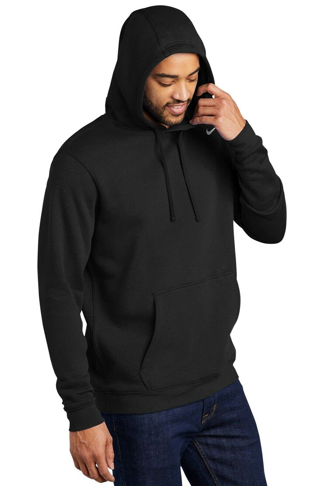 Nike Club Fleece Pullover Hoodie Black