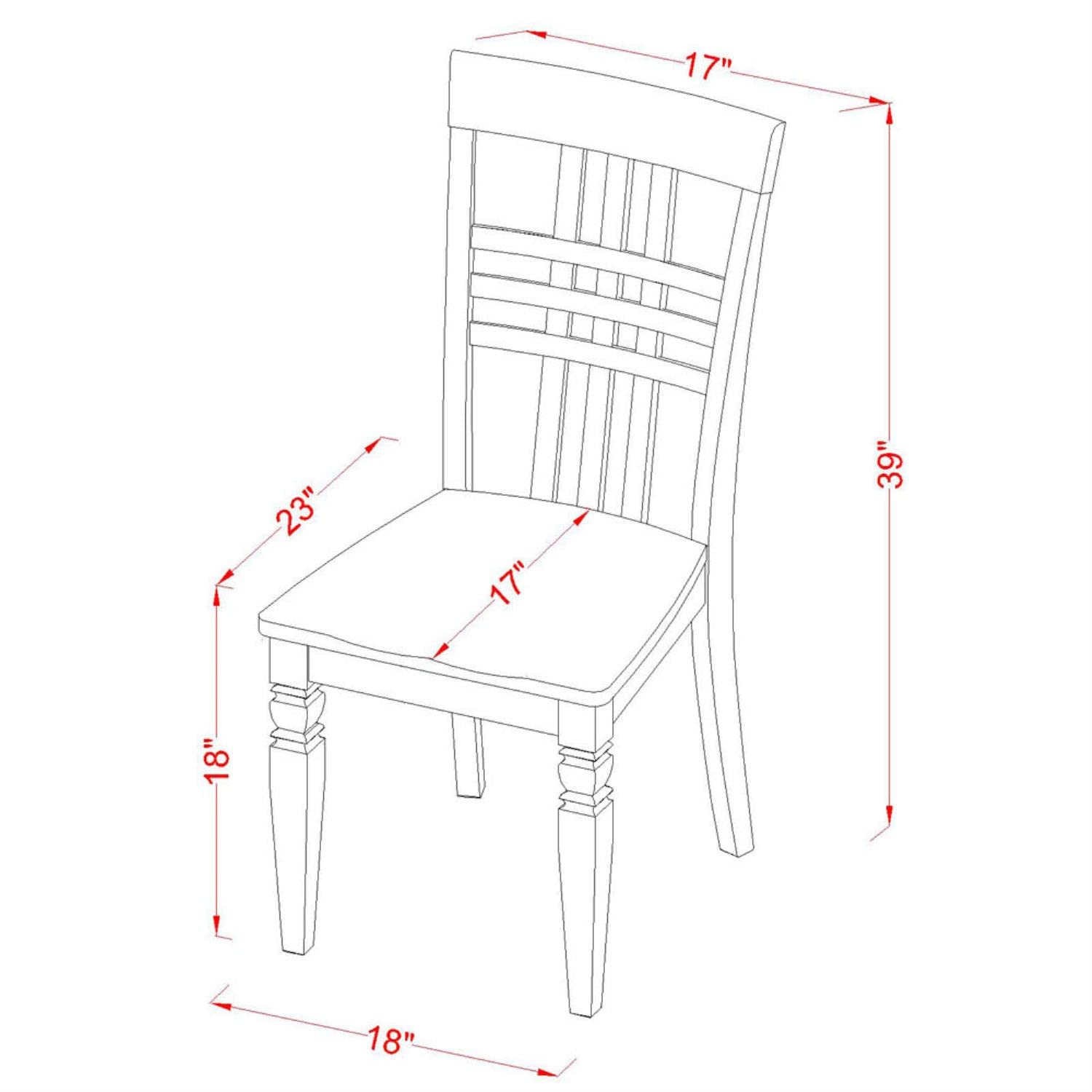 East West Furniture BOLG3-LWH-W 3 Piece Dining Set Contains a Round Kitchen Table and 2 Dining Chairs, 42x42 Inch, Linen White