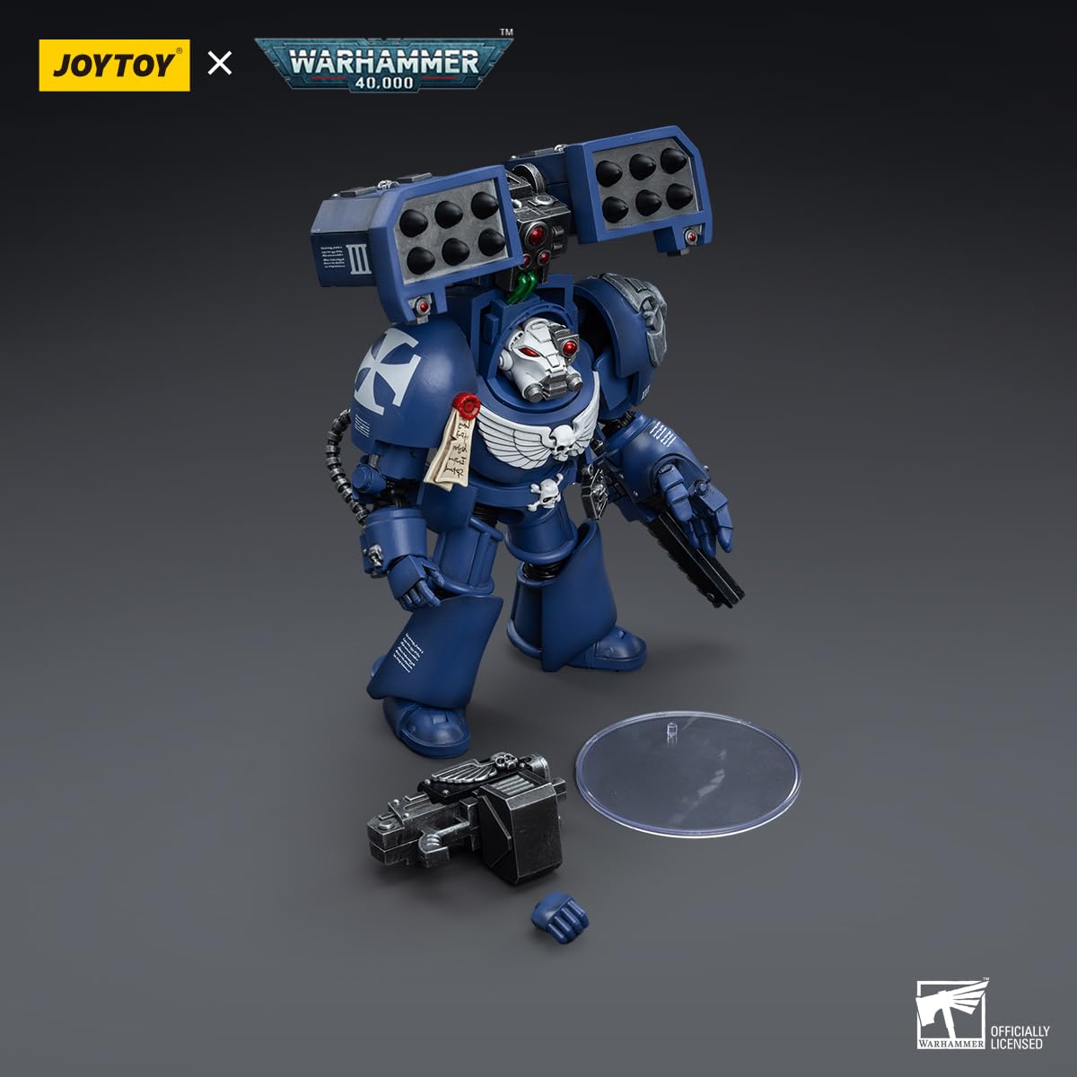 JoyToy Warhammer 40K 1/18 Action Figure Mecha Joy Toy Model Toys Ultramarines Terminators Brother Andrus