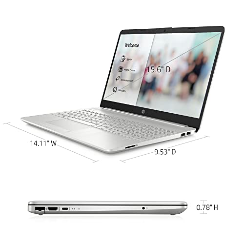 2022 HP 15.6 Inch FHD Laptop, Intel 11th Gen i3-1115G4 up to 4.1 GHz, 16GB DDR4 RAM, 512GB NVMe SSD, WiFi, Fingerprint Reader, Bluetooth, Webcam, Windows 10 Home S + T.F. Bundle