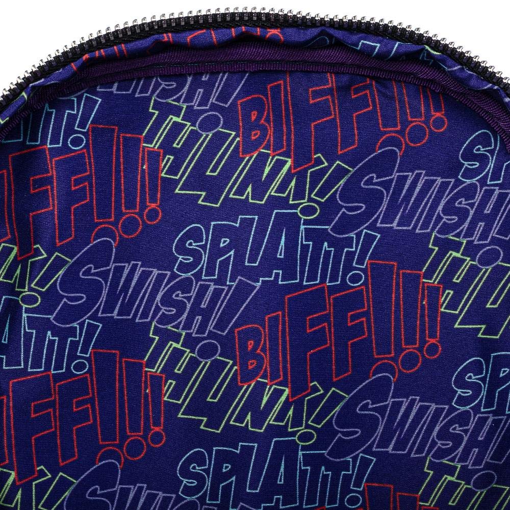 Loungefly x DC Comics Gotham City Sirens Allover Print Mini Backpack