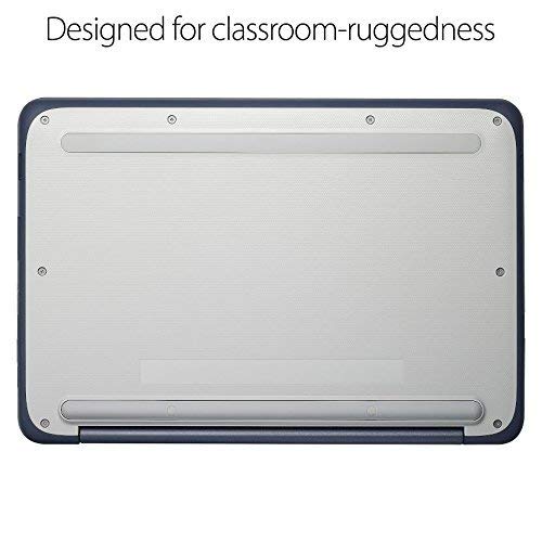 ASUS 11.6" C202SA Series 16GB Chromebook (Dark Blue/Silver) C202SA-YS02 (Renewed)
